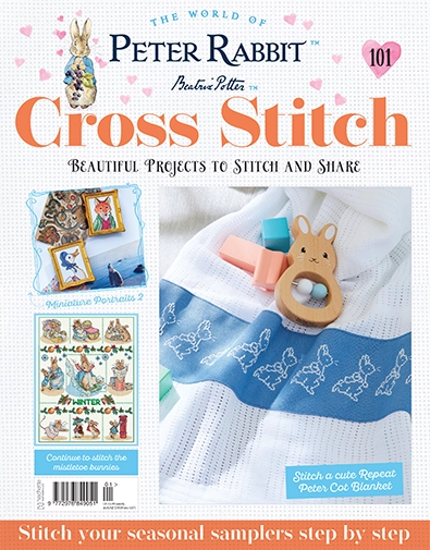 Peter Rabbit Cross Stitch Issue 101