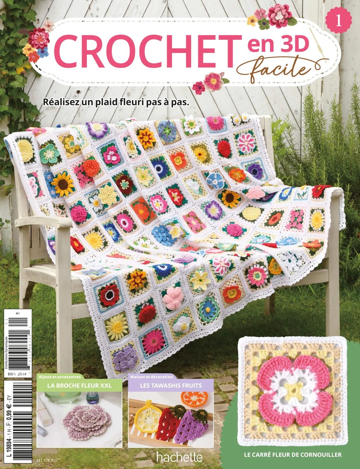 Apprenez l'art du crochet et réalisez un plaid en fleurs 3D ...